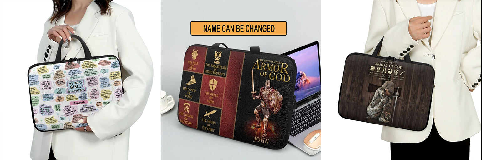Carrying Faith: Laptop Bags Emboldened with "Put on the Full Armor of ...