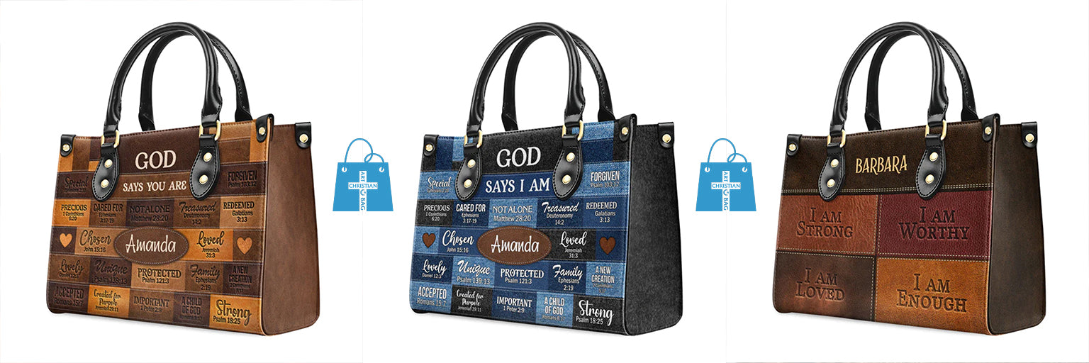 Discover Your Divine Worth with Personalized Leather Bags and Bible Co ...