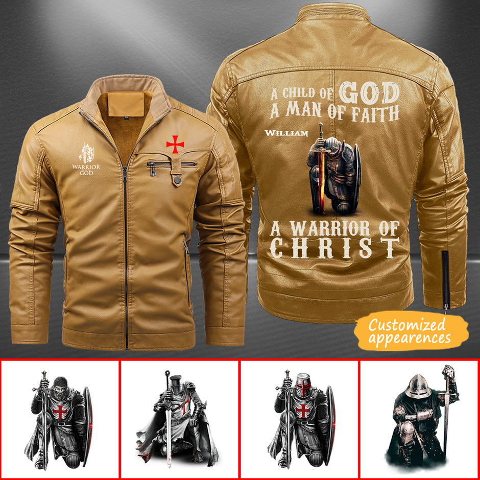 Christian Art Leather Jacket: Express Your Faith – Christian Art Bag