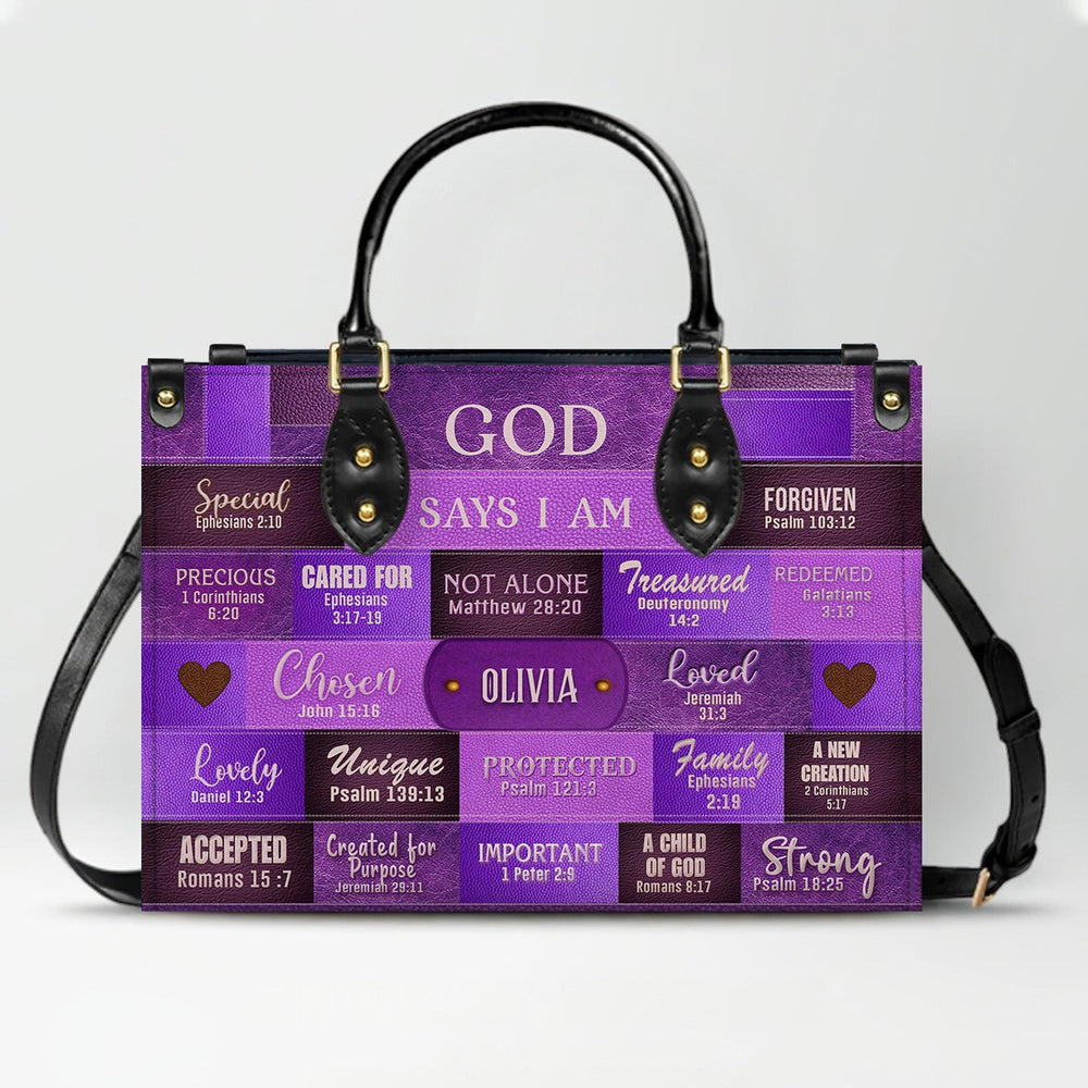 Personalized Leather Bags & Bible Covers | Christian Art Bag